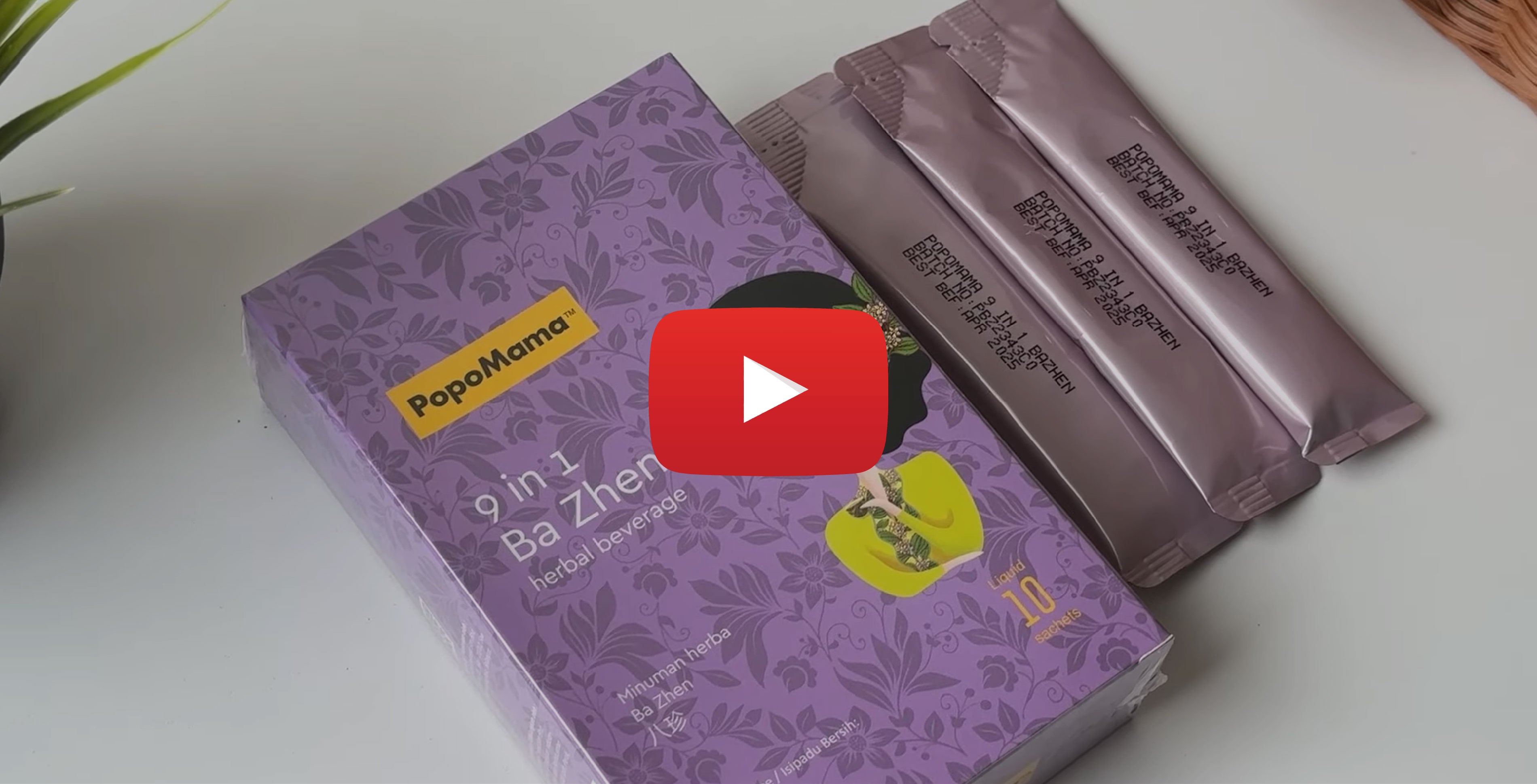 9 In 1 Ba Zhen Herbal Beverage Unboxing – PopoMama Singapore